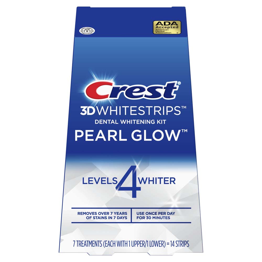 Crest 3D Whitestrips Dental Whitening Kit Pearl Glow – We Make Beauty