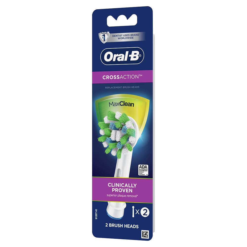 Oral-B Cross Action Max Clean Replacement Brush Heads – We Make Beauty