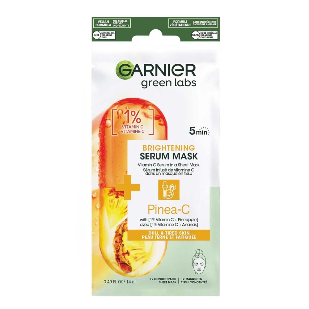 Garnier Brightening Serum Mask Pinea-C – We Make Beauty