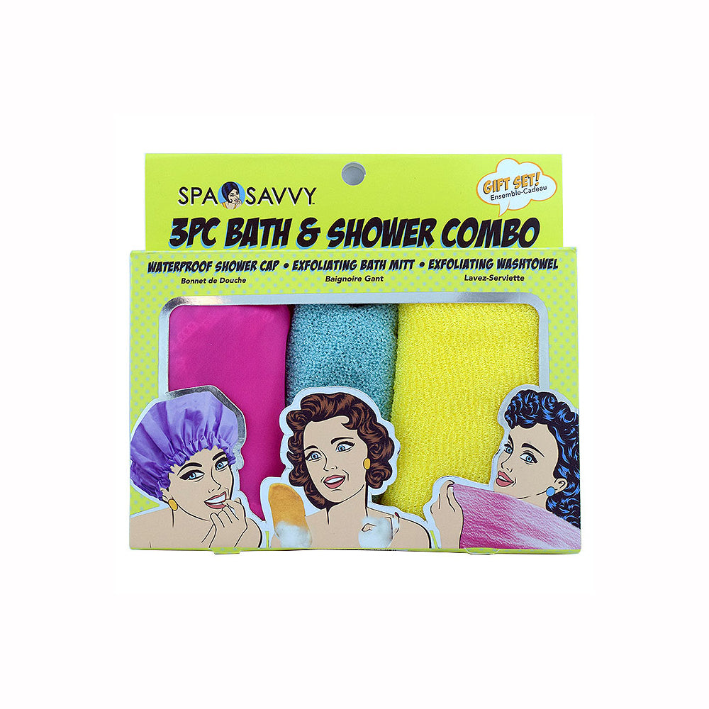 Spa Savvy Bath & Shower Combo (Colors May Vary) – We Make Beauty